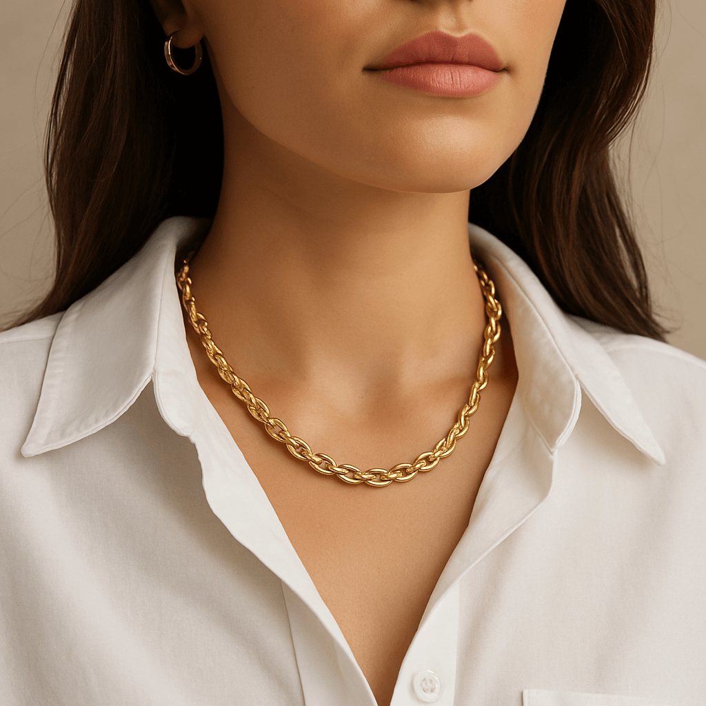 Collier chaîne torsadée : bijou chic & tendance 2025